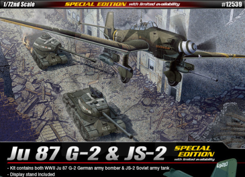 Battle-Models > Academy 12539 12539 Ju-87G-2 & JS-2 Limited 1:72